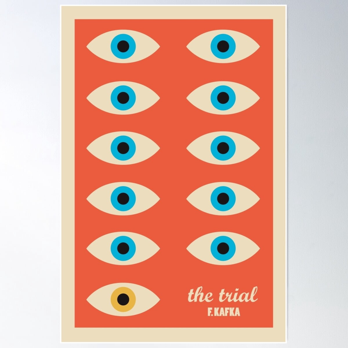 Bauhaus #15 - Kafka Poster Wall Art, Modern Wall Decor For Living Room ...