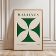Bauhaus 1919 Exhibition Dark Green Minimalist Abstract Symbol Geometric ...