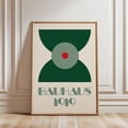 Bauhaus 1919 Exhibition Green Geometric Abstract Minimalist Mid Century ...