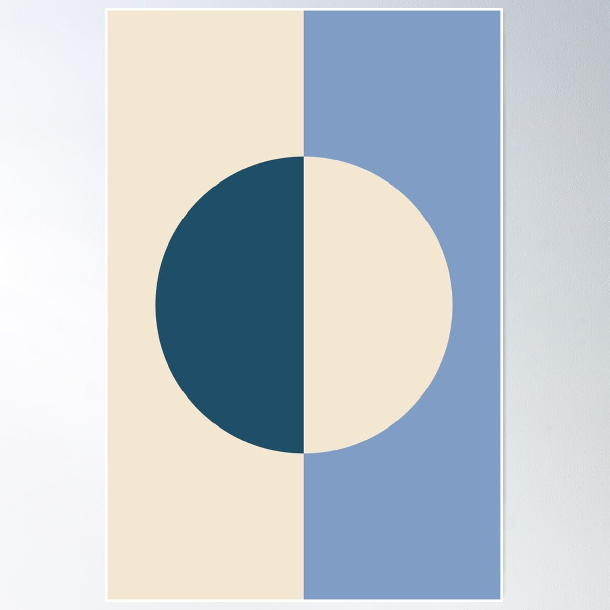 Bauhaus Exhibition Print, Bauhaus Blue Art Circle, Bauhaus Exhibition ...