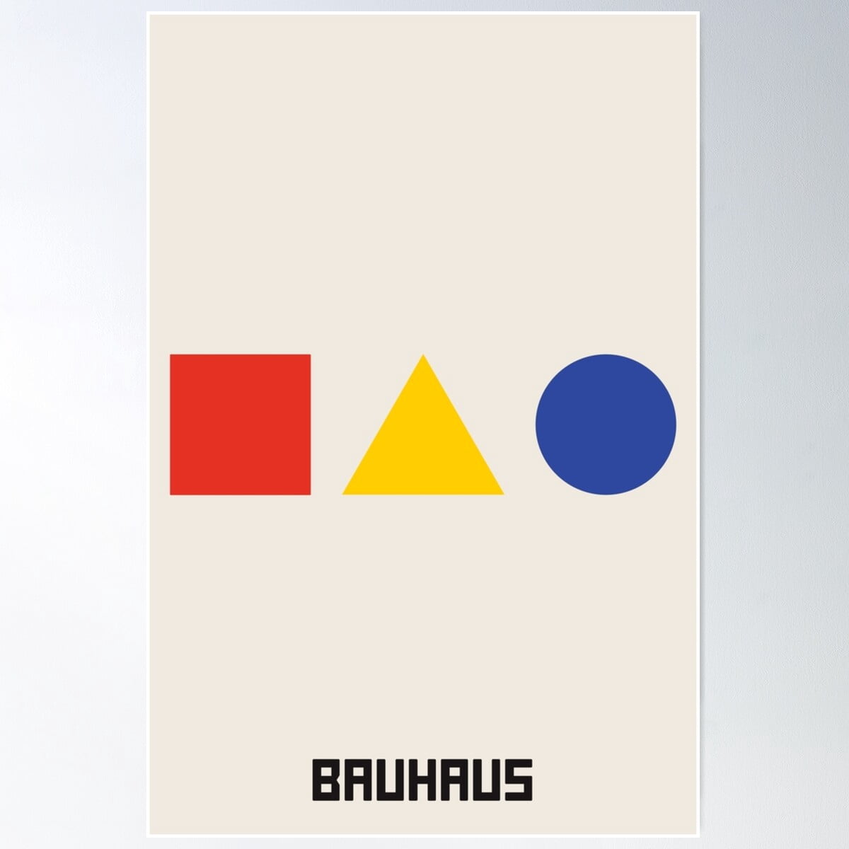 Bauhaus Exhibition Print, Bauhaus Wall Art Geometric Horizontal 2 ...