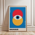 Bauhaus Eye Geometry Modernist Color Block Abstract Graphic, Unframed ...