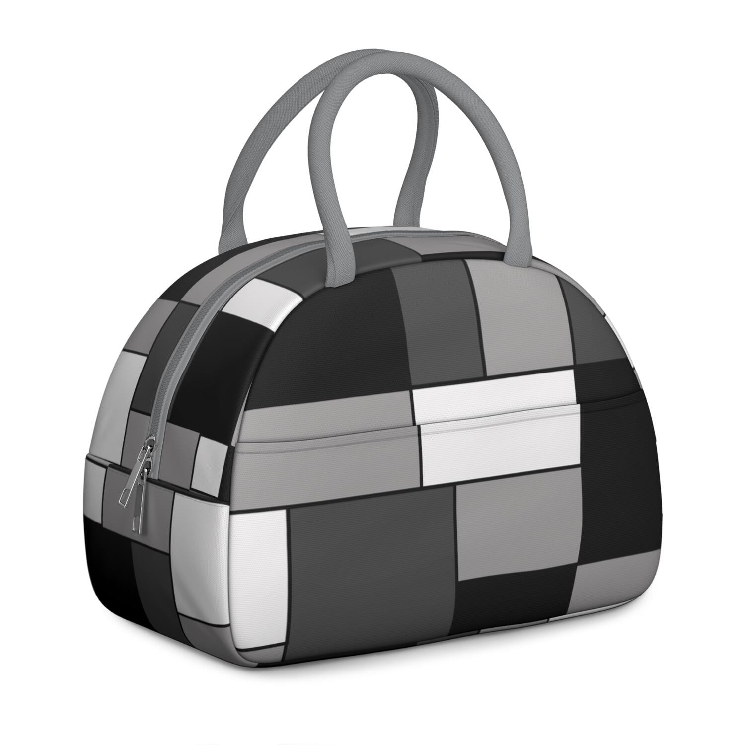 Bauhaus Lunch Tote - Classic Primary Color Blocks, Reusable Insulated ...