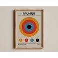 Bauhaus Modernist Geometric Artwork Retro Abstract Architecture Decor ...