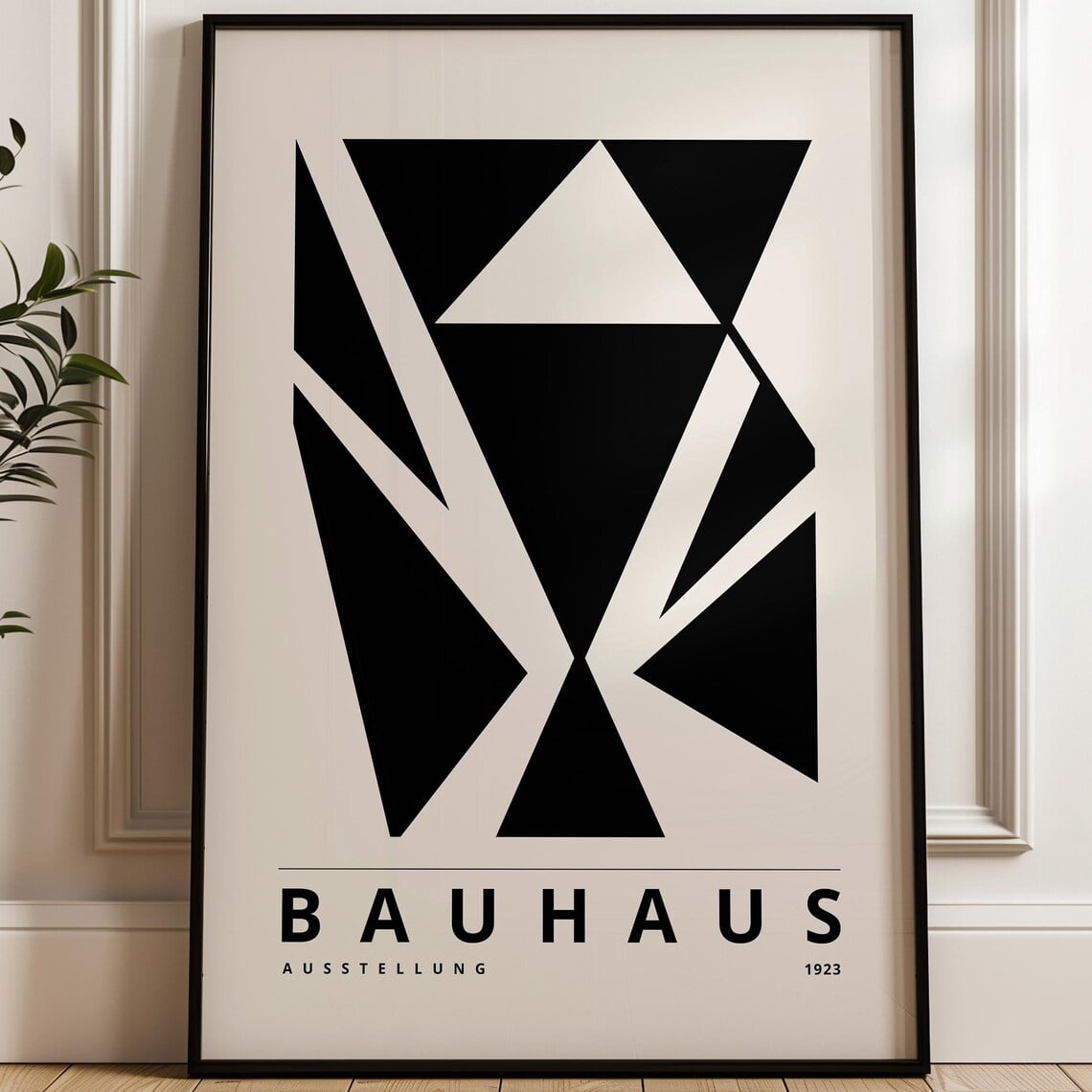 Bauhaus Poster, Art Print, Wall Decor, Mid Century Modern, Minimalist ...