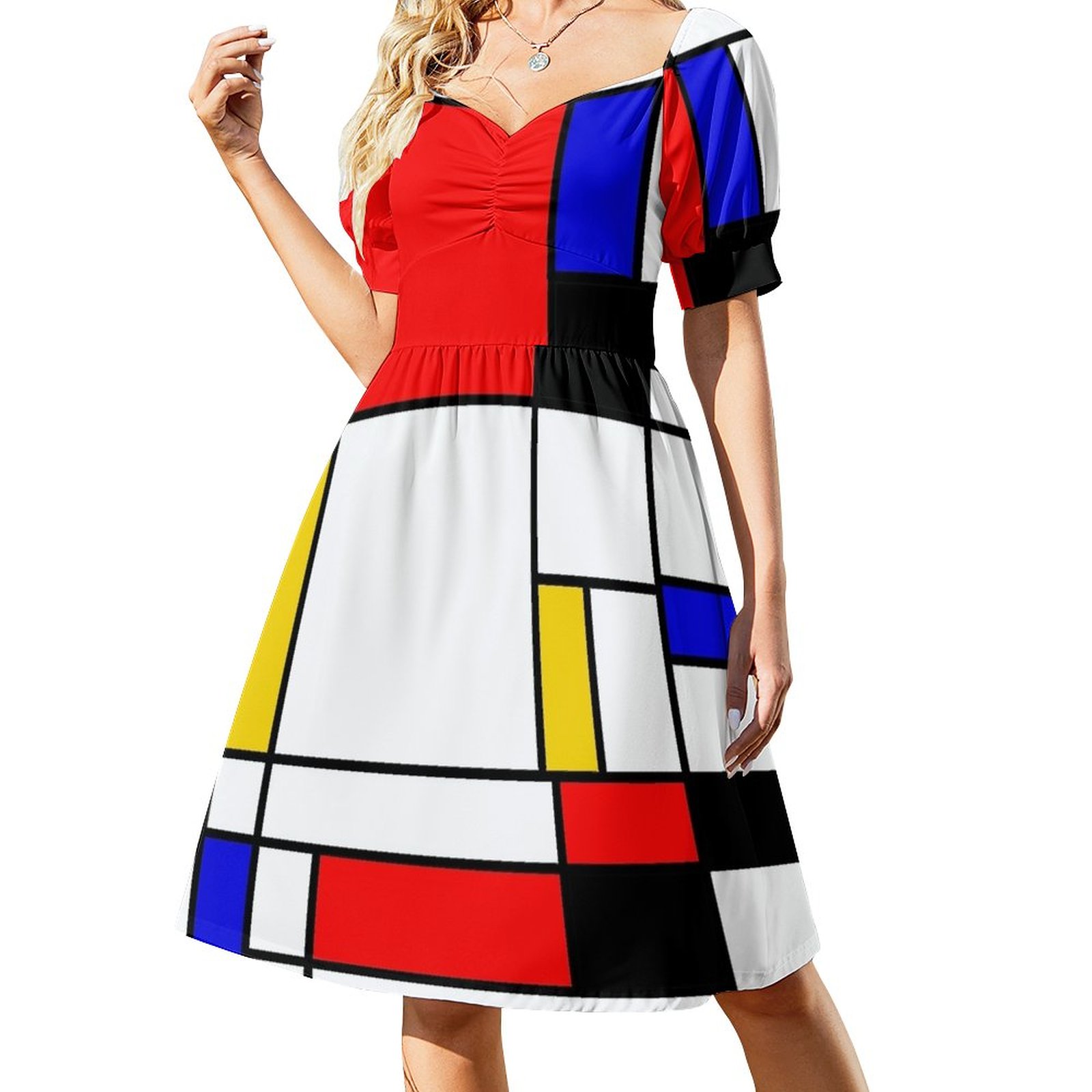 Bauhouse Mondrian Style Sleeveless Dress african dresses for woman ...