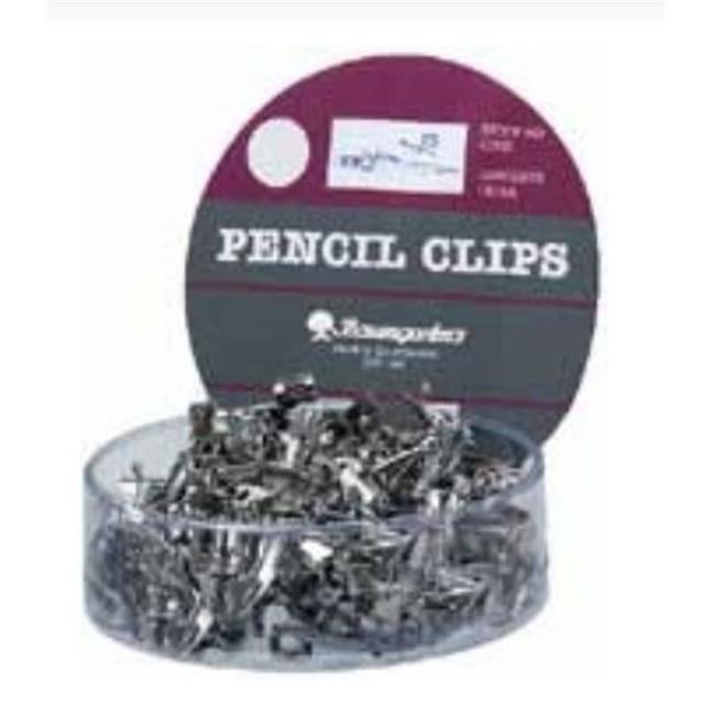 Baumgartens Pencil Clips 100 Pack CHROME () - Walmart.com