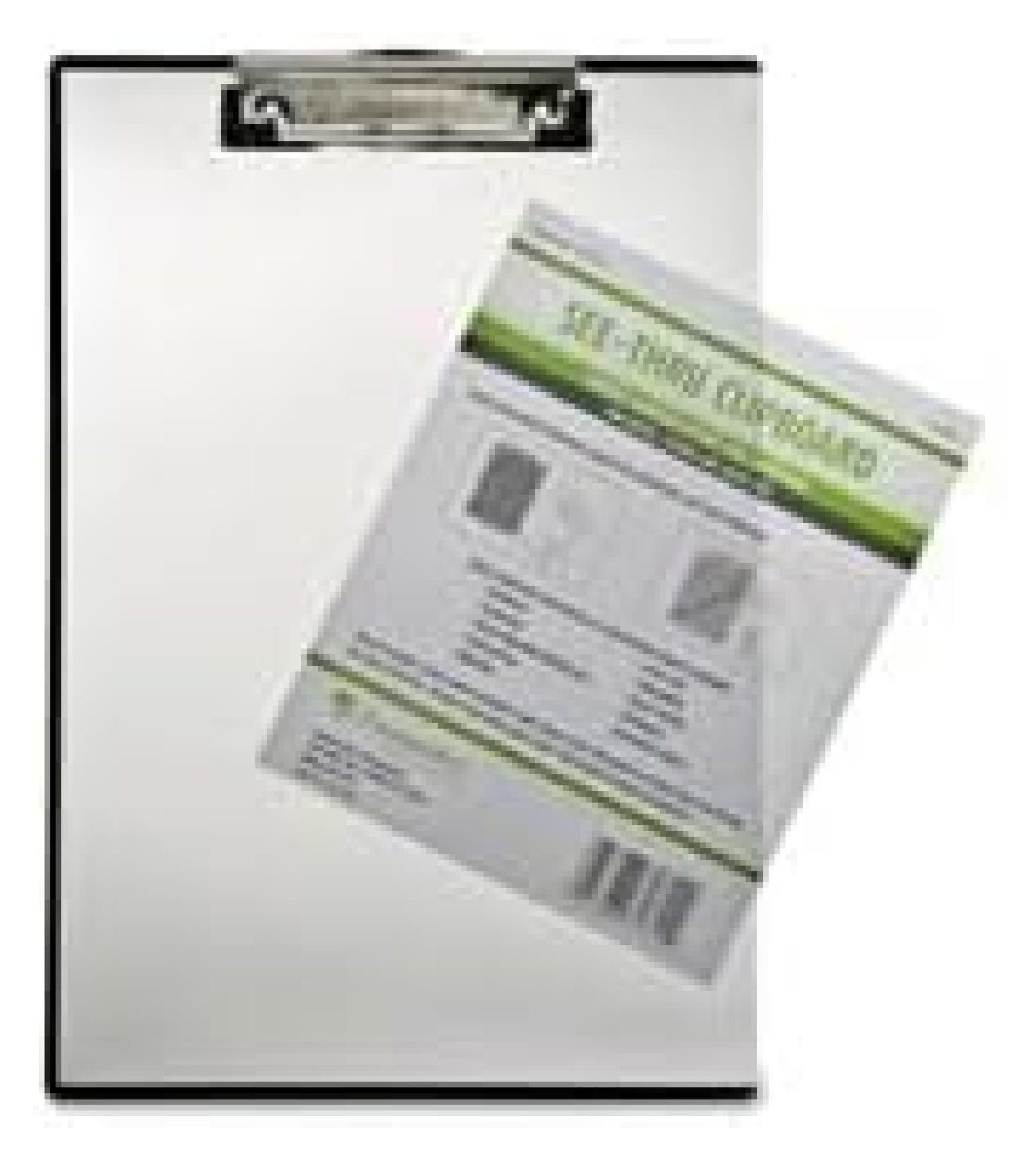 Baumgartens See-Thru Clipboard, 9x13.5 Inches - 2 Pack Clear Vinyl ...