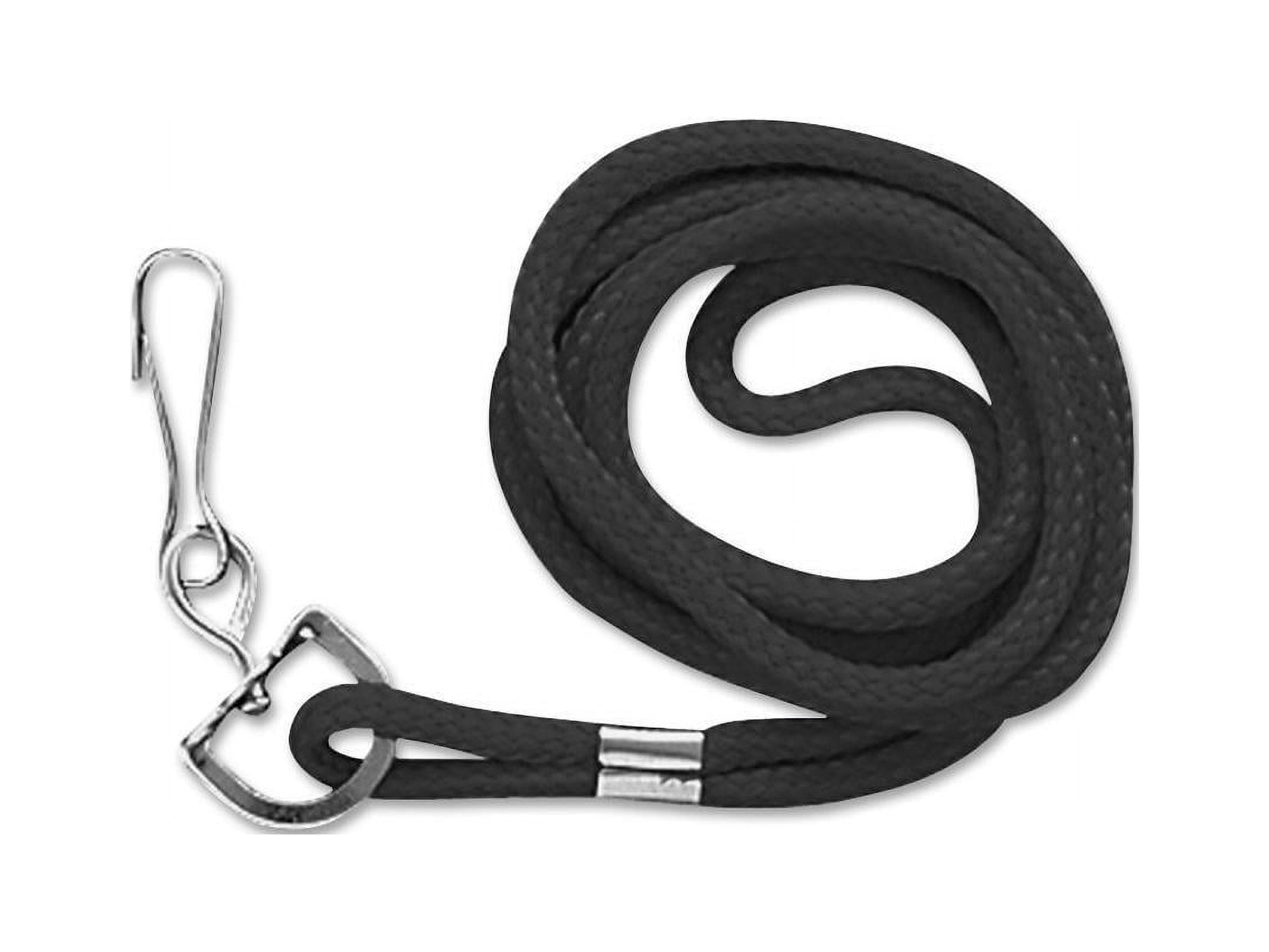 Baumgartens Standard Lanyard With Hook 36" L Nylon Black 68909 ...