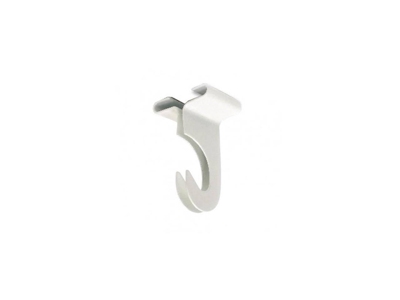 Baumgartens Suspended Ceiling Hooks, 2" Long, 2/PK, White 54510 ...