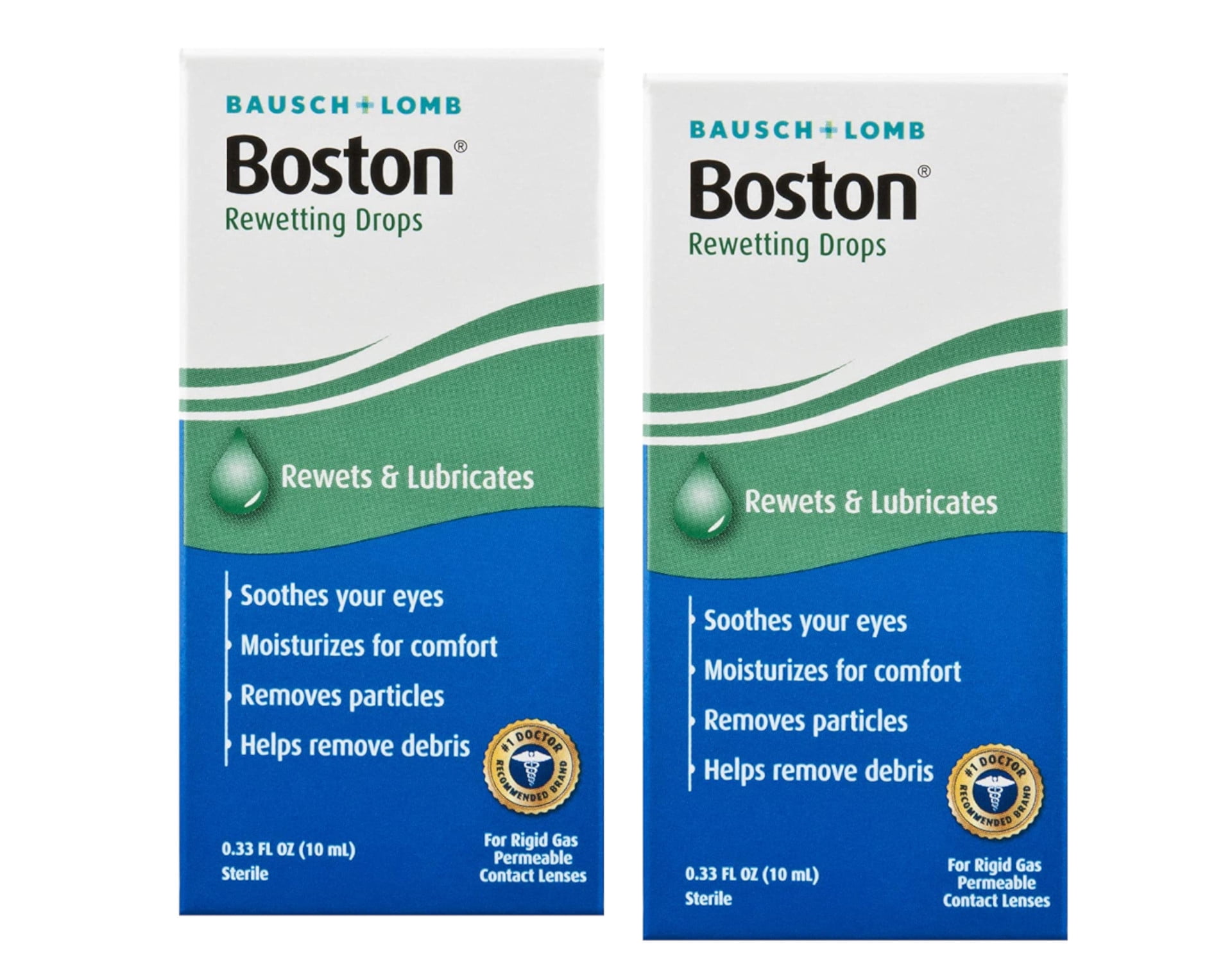 Bausch And Lamb Boston Rewettinging Drops For Contact Lenses - 10 Ml, 2 ...