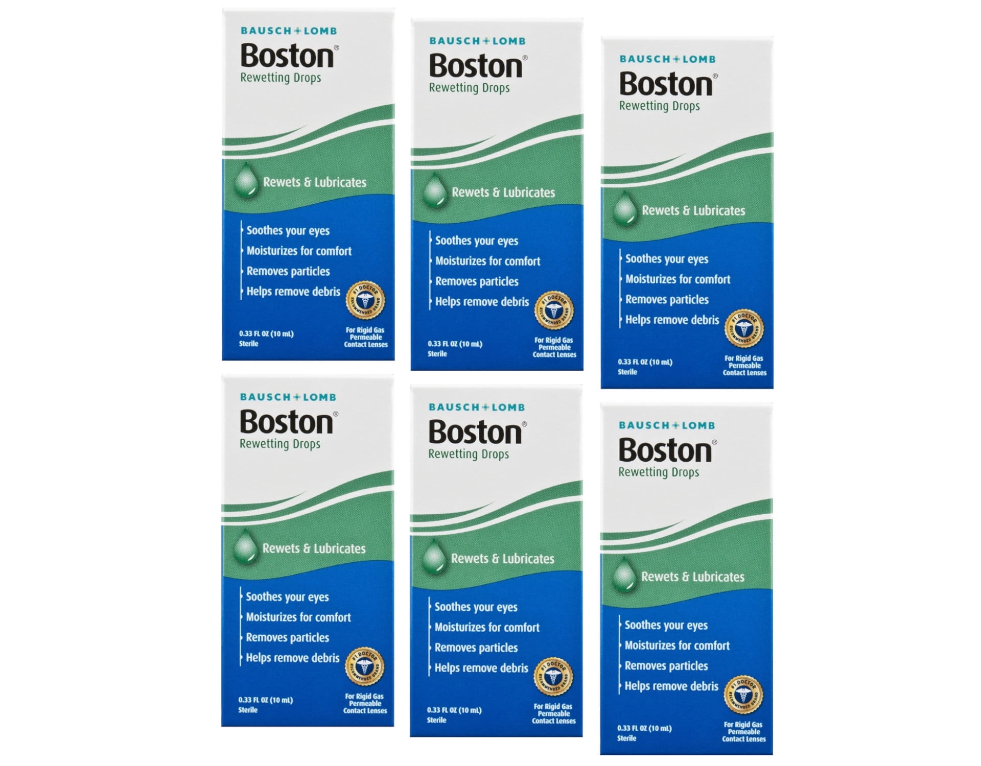 Boston® Rewetting Drops for Rigid Gas Permeable Contact Lenses - from ...