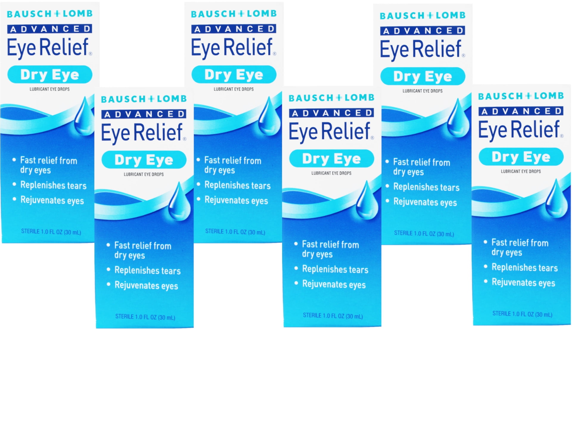 Bausch & Lomb Advanced Eye Relief Dry Eye Lubricant Drop, 1 Fluid Ounce ...