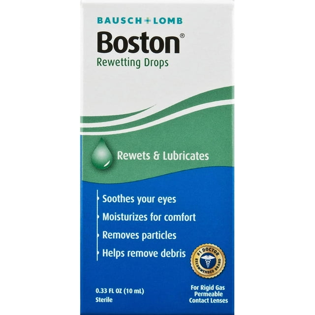 Bausch & Lomb Boston Rewetting Drops 10 mL - Walmart.com