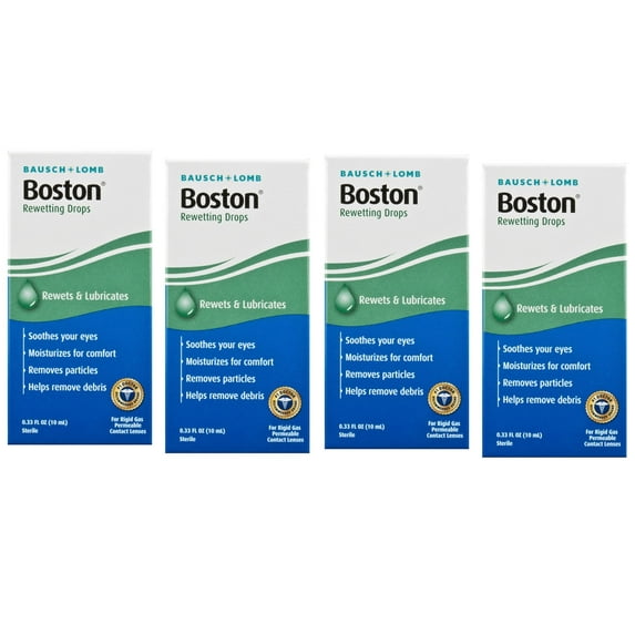 Boston Rewetting Drops, Rigid Gas Permeable Contact Lenses ...