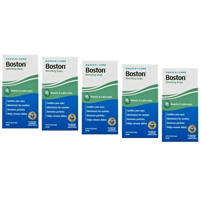 Bausch + Lomb Boston Lens Moisture Drops For Rigid Gas Contact Lenses ...
