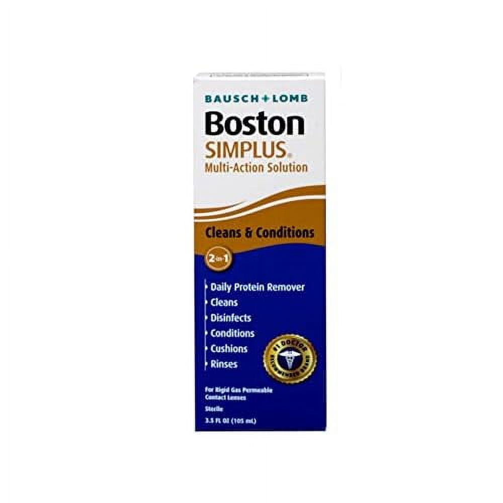 Bausch & Lomb Boston Simplus Multi Action Solution with Daily Protein ...