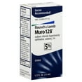Bausch + Lomb Muro 128 Ophthalmic Solution, 5% Sodium Chloride, Corneal ...