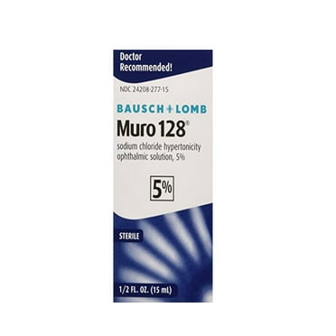 Rugby Hypertonicity Sodium Chloride Eye Drops for Corneal Edema, 0.5 Fl Oz (2 Pack) - Walmart.com
