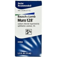 MURO 128 Ophthalmic Ointment, Temporary Relief for Corneal Edema, No ...