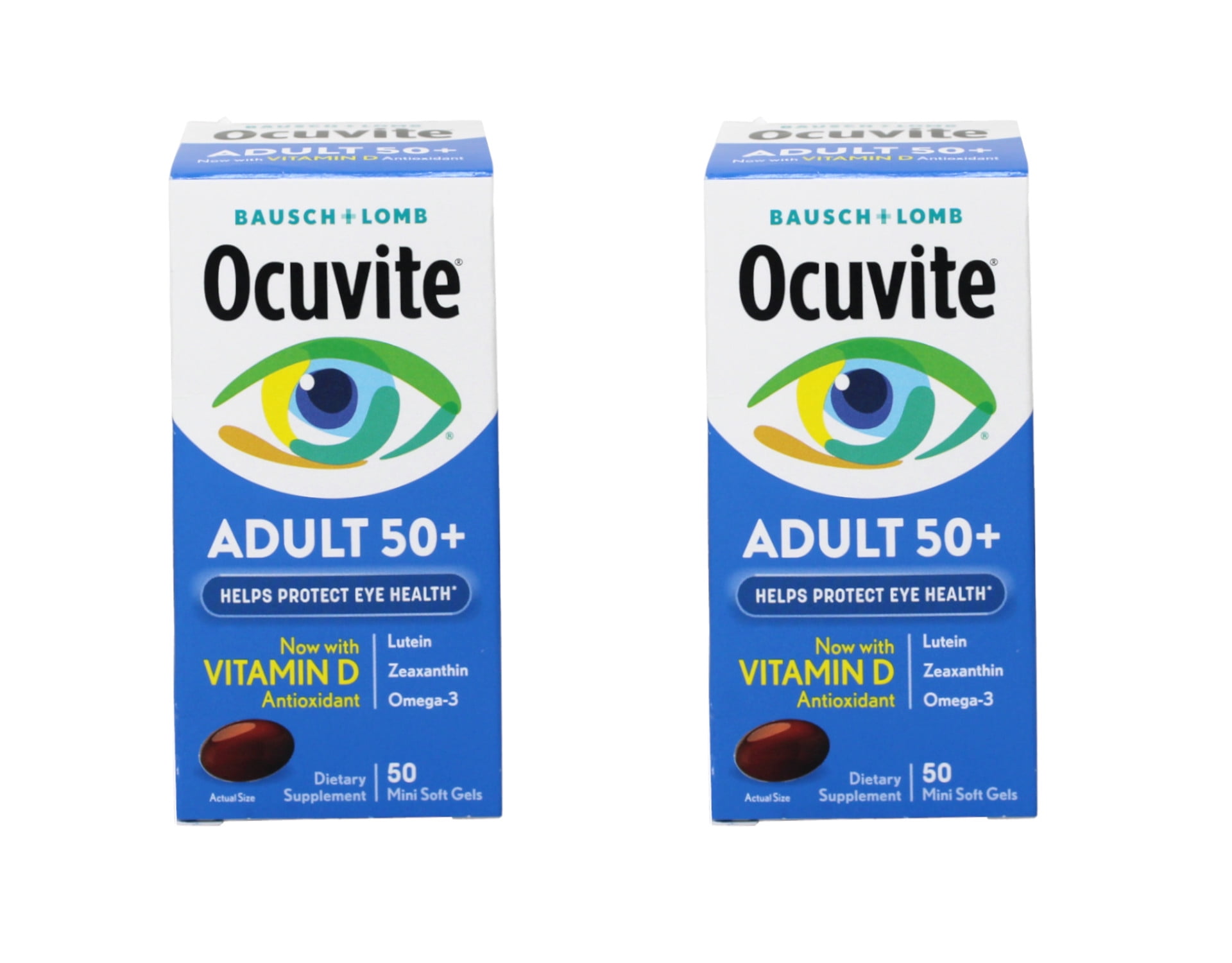 Bausch And Lomb Ocuvite Adult 50 Eye Vitamin And Mineral Softgels 50 Ea