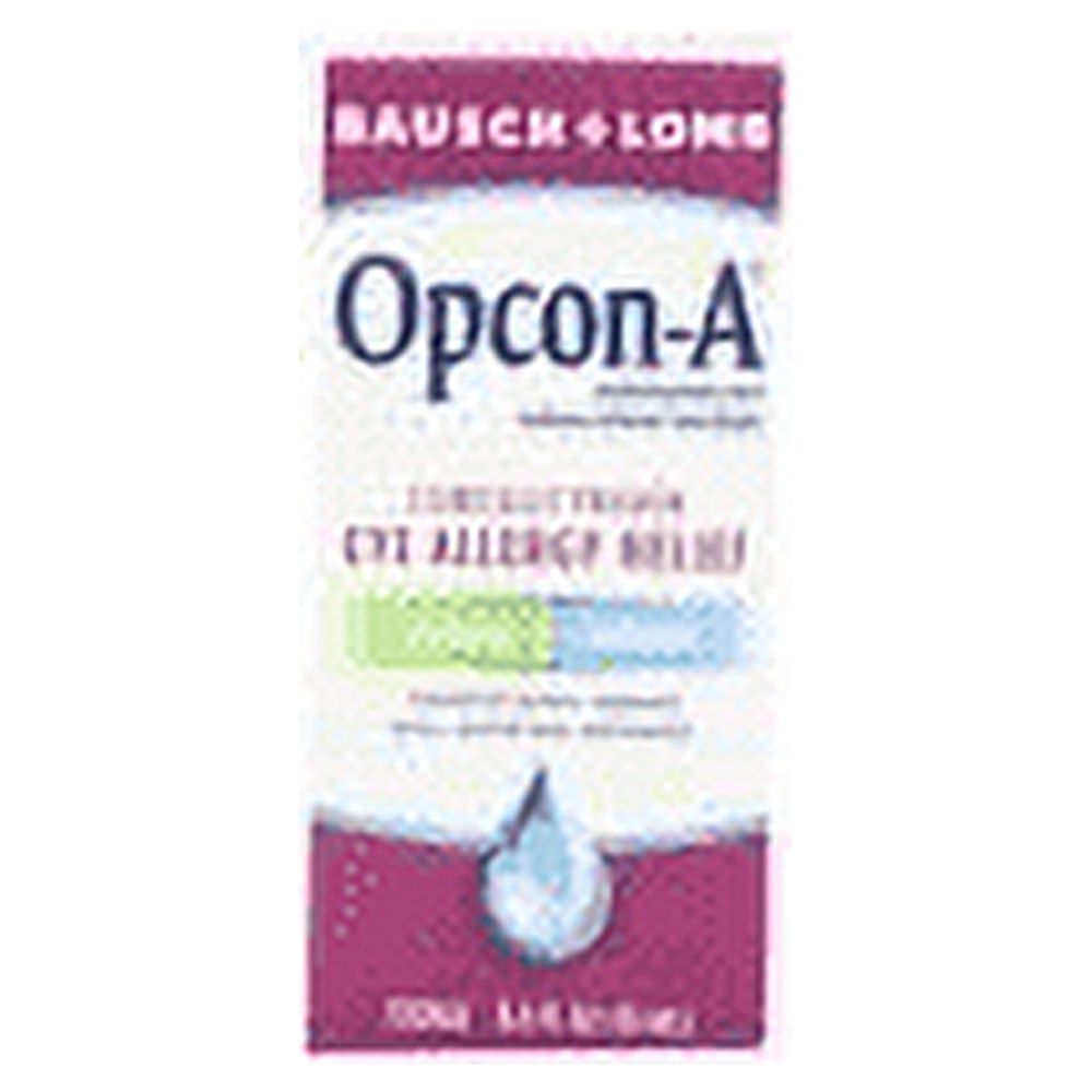 Bausch & Lomb Opcon Allergy Relief Eye Drop Redness Reliever, 0.5oz, 6 ...
