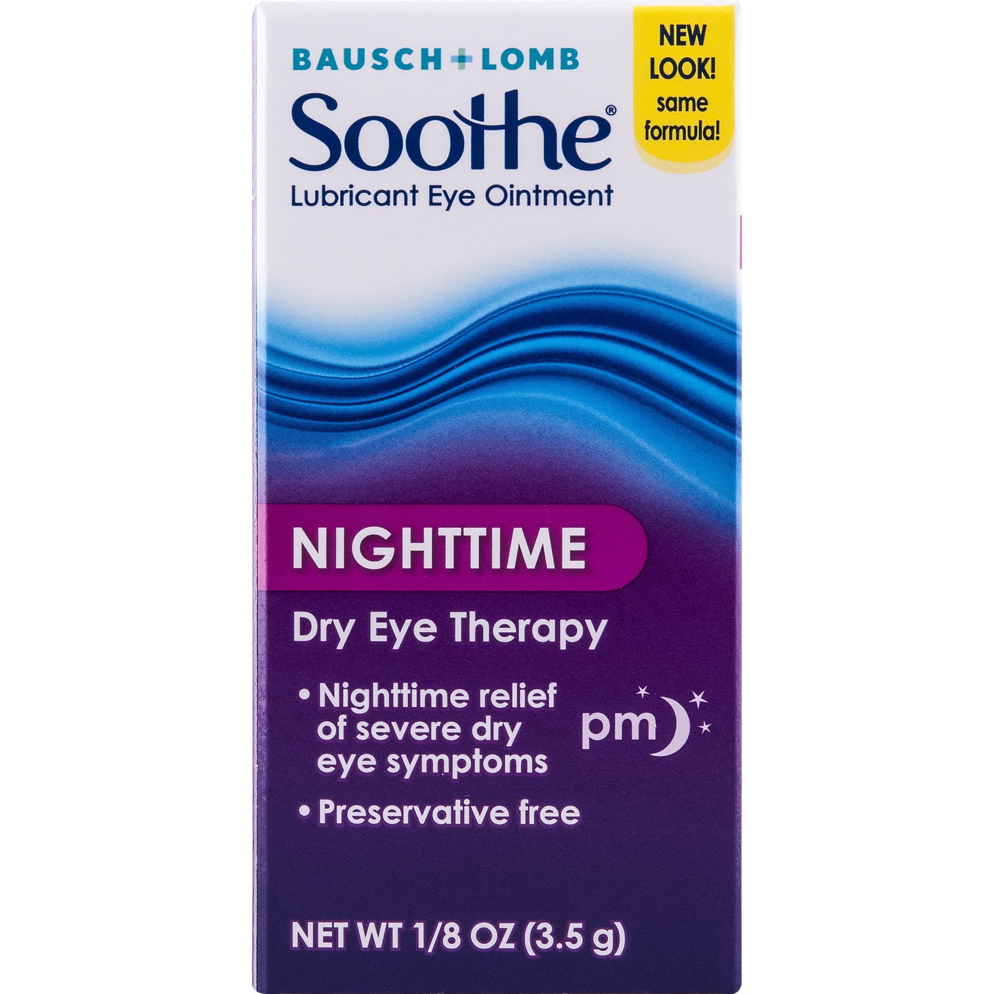 Bausch & Lomb Soothe Nighttime Lubricant Eye Ointment, Dry Eye Therapy ...