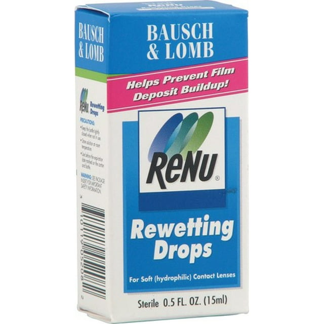 Bausch & Lomb ReNu Rewetting Drops, 0.5 Fl Oz - Walmart.com