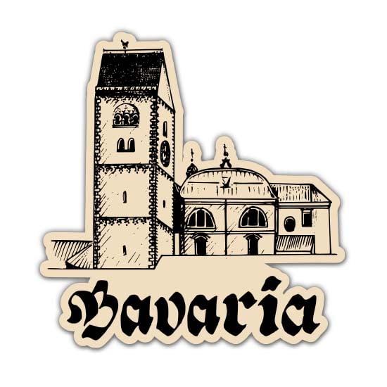 Bavaria Germany - 12" Vinyl Sticker Waterproof Decal - Walmart.com