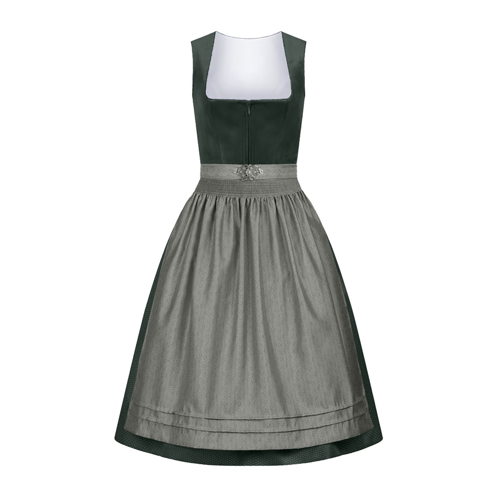 Bavarian Dirndl for Women Elegant Oktoberfes Halloweent Dress with ...