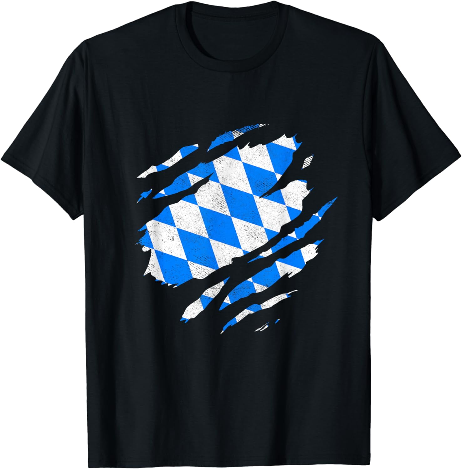 Bavarian Flag Munich Germany Europe German Bayern Bavaria T-Shirt ...
