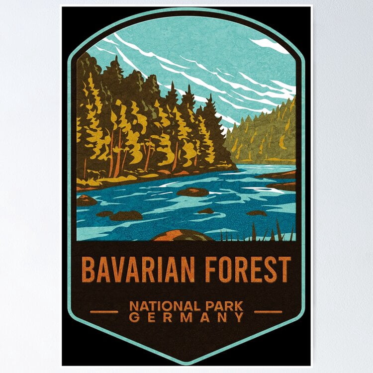 Bavarian Forest National Park Germany UNFRAMED Poster, 18x24 - Walmart.com
