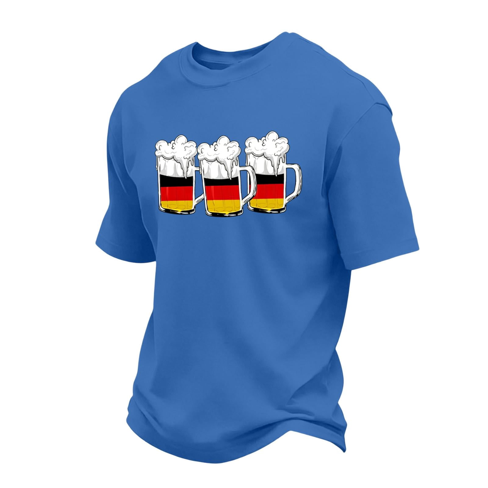 Bavarian German Oktoberfest Themed T-Shirt, Men Traditional Beer ...