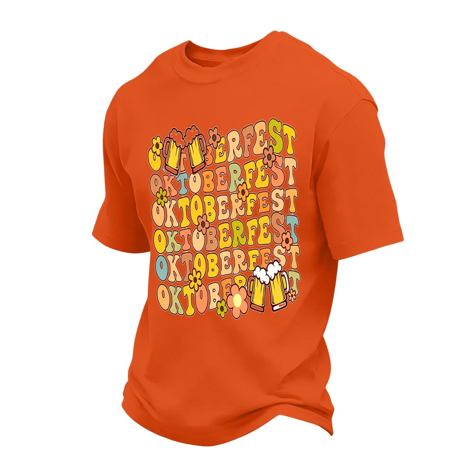Bavarian German Oktoberfest Themed T-Shirt, Mens Classic Beer Mug ...