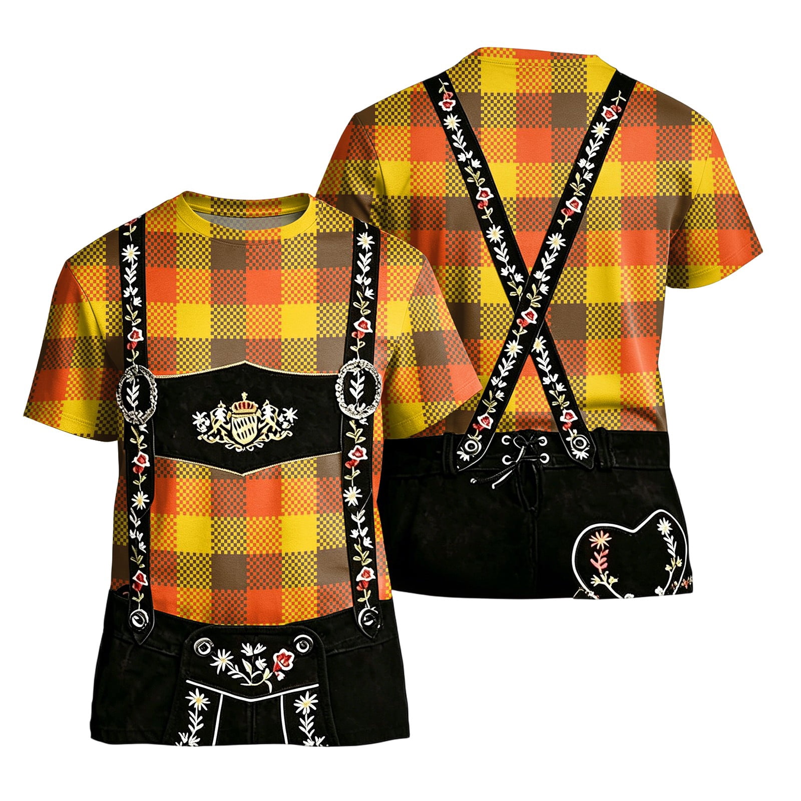 Bavarian German Oktoberfest Themed T Shirt Mens Short Sleeve Beer ...