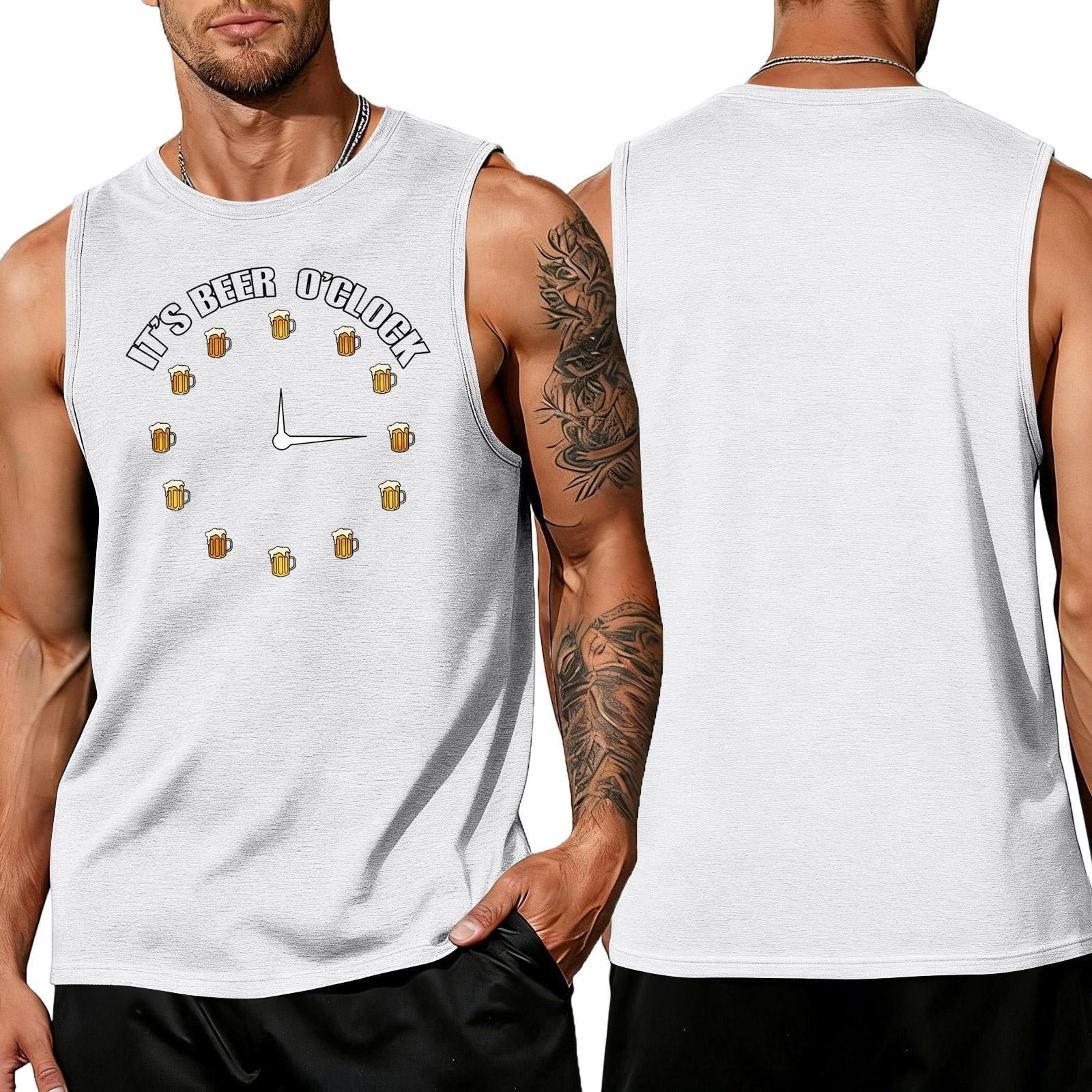 Bavarian German Oktoberfest Themed Tank Top, Mens Sleeveless Beer ...