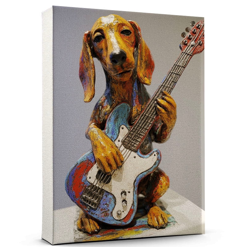 Bavarian Mountain Scent Hound Dog Art Stretched Canvas Size 8x12 ...