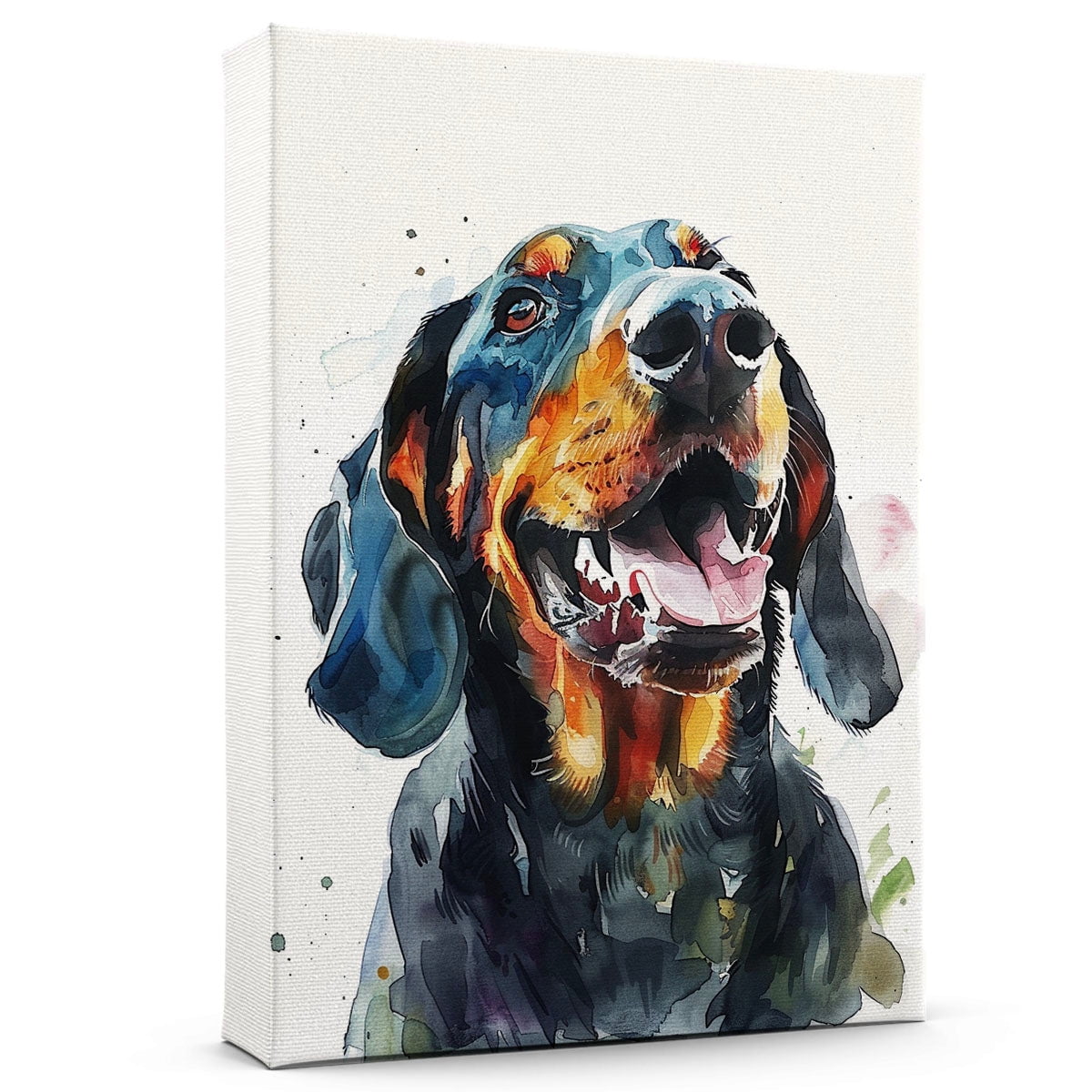 Bavarian Mountain Scent Hound Dog Wall Art Animal Oil Painting On ...