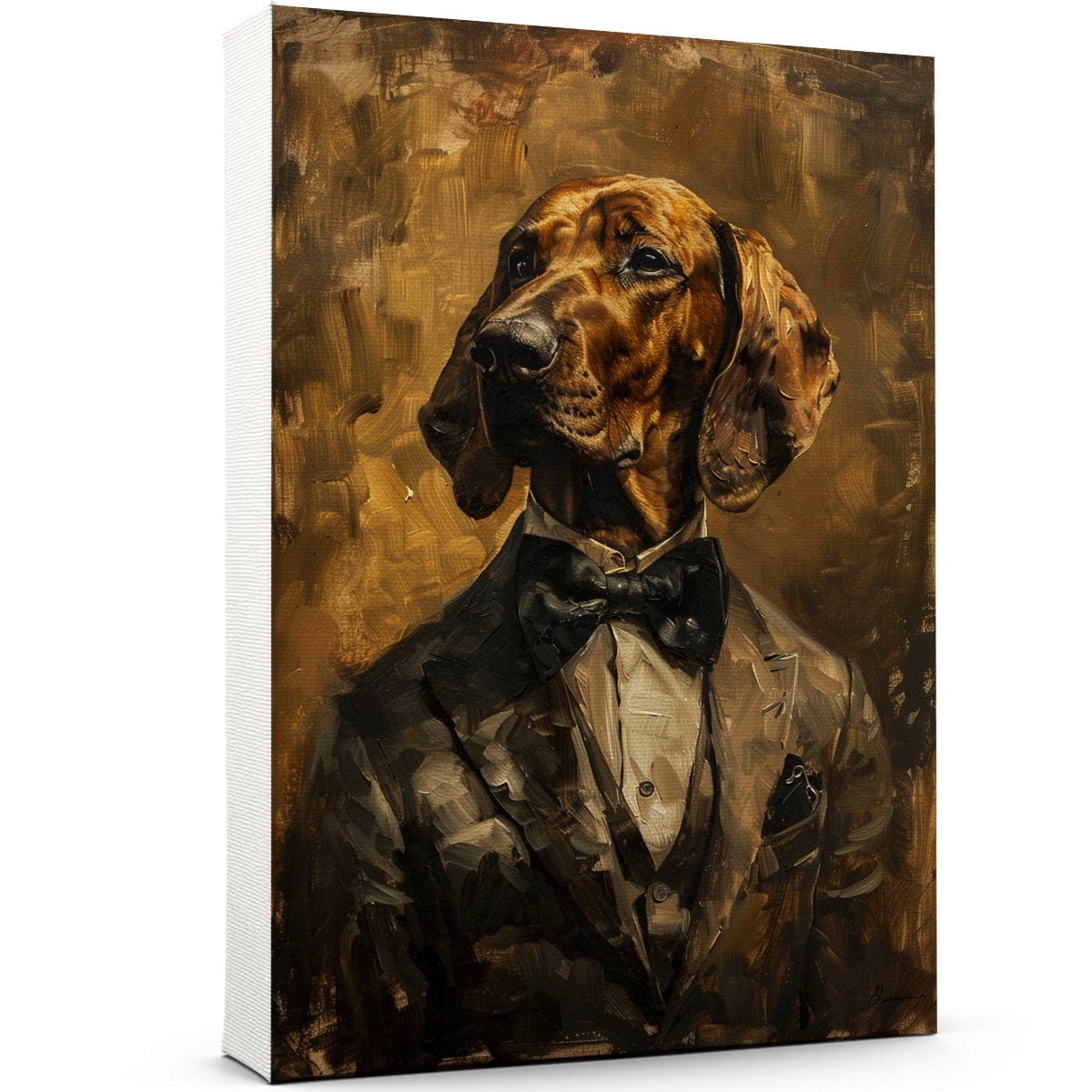 Bavarian Mountain Scent Hound Wall Art Abstract Dog Posters - Bavarian ...