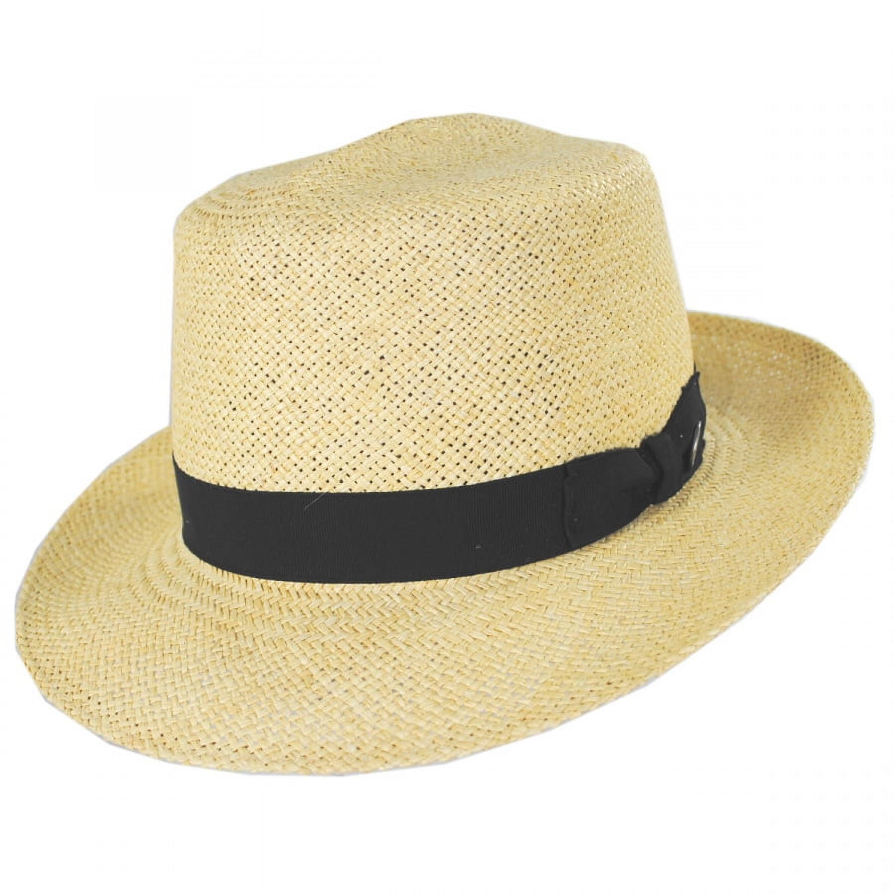 Bavaro Panama Straw Rollable Optimo Hat - S - Natural - Walmart.com
