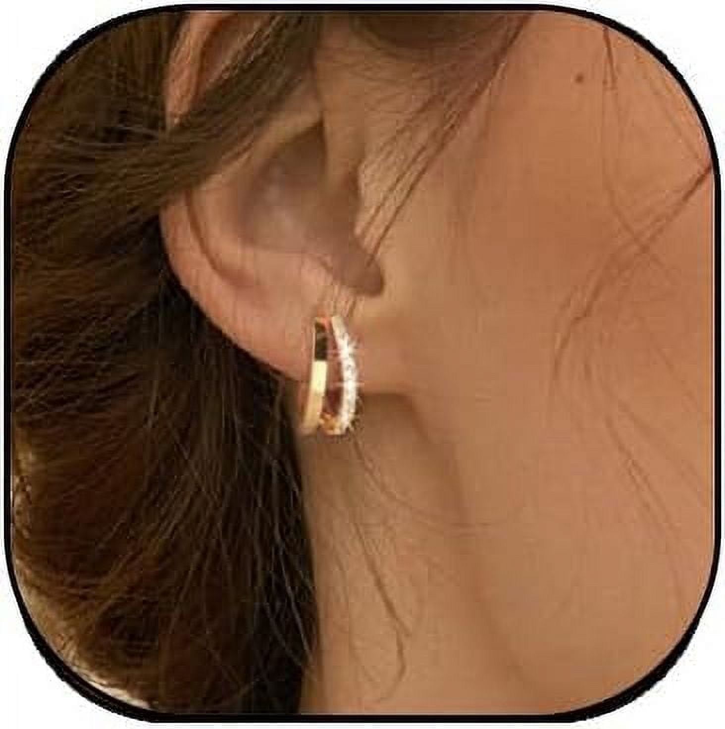 Bavsenic Small Gold Hoop Earrings Trendy 14K Plated Gold Simple Small ...