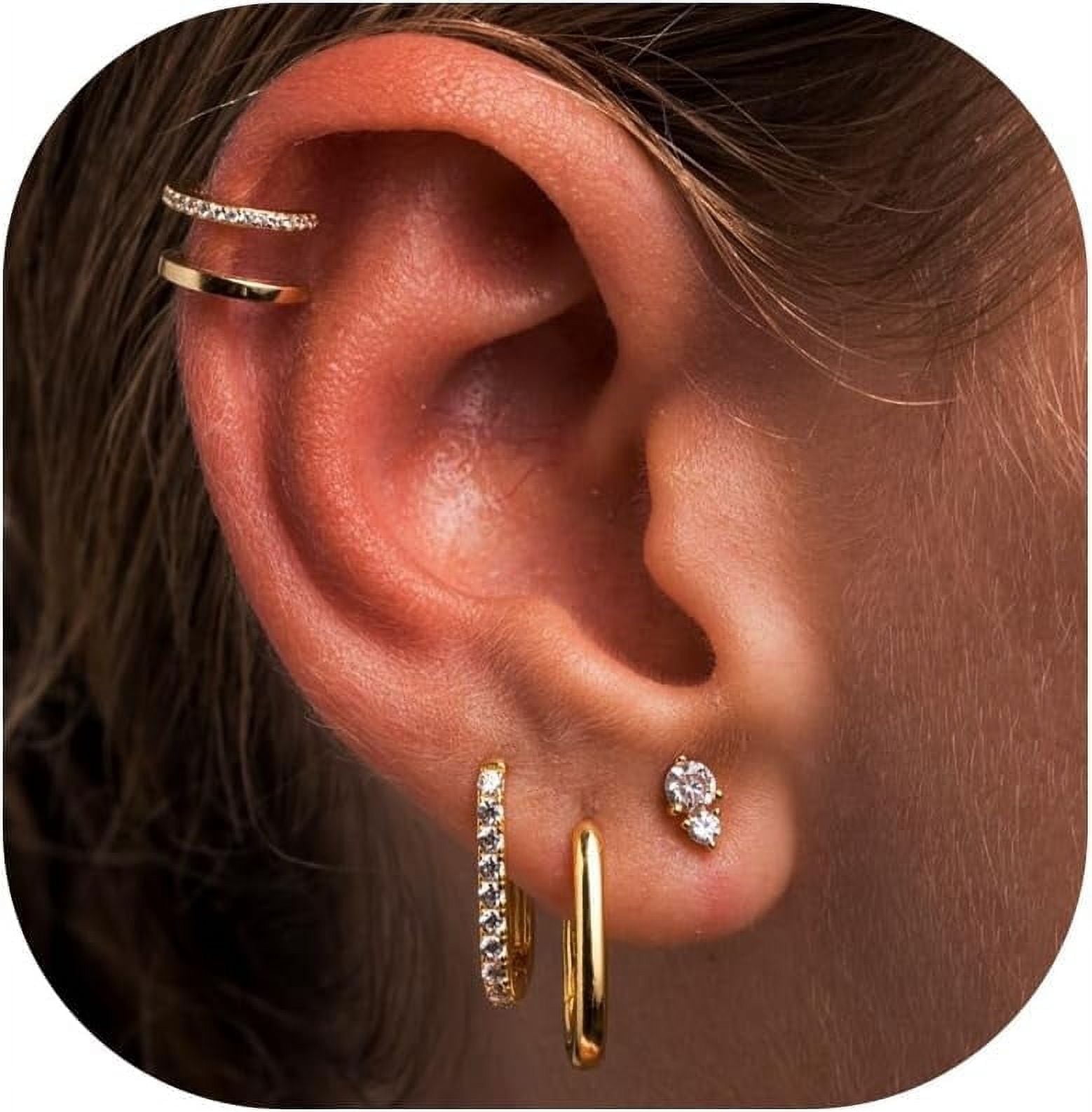 Women's cartilage earrings store