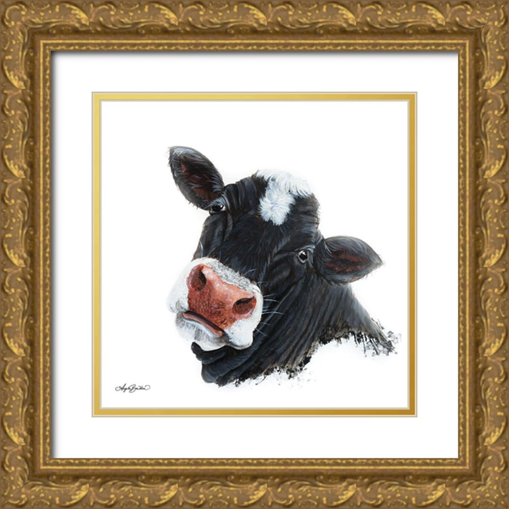 Bawden, Angela 12x12 Gold Ornate Wood Framed with Double Matting Museum ...