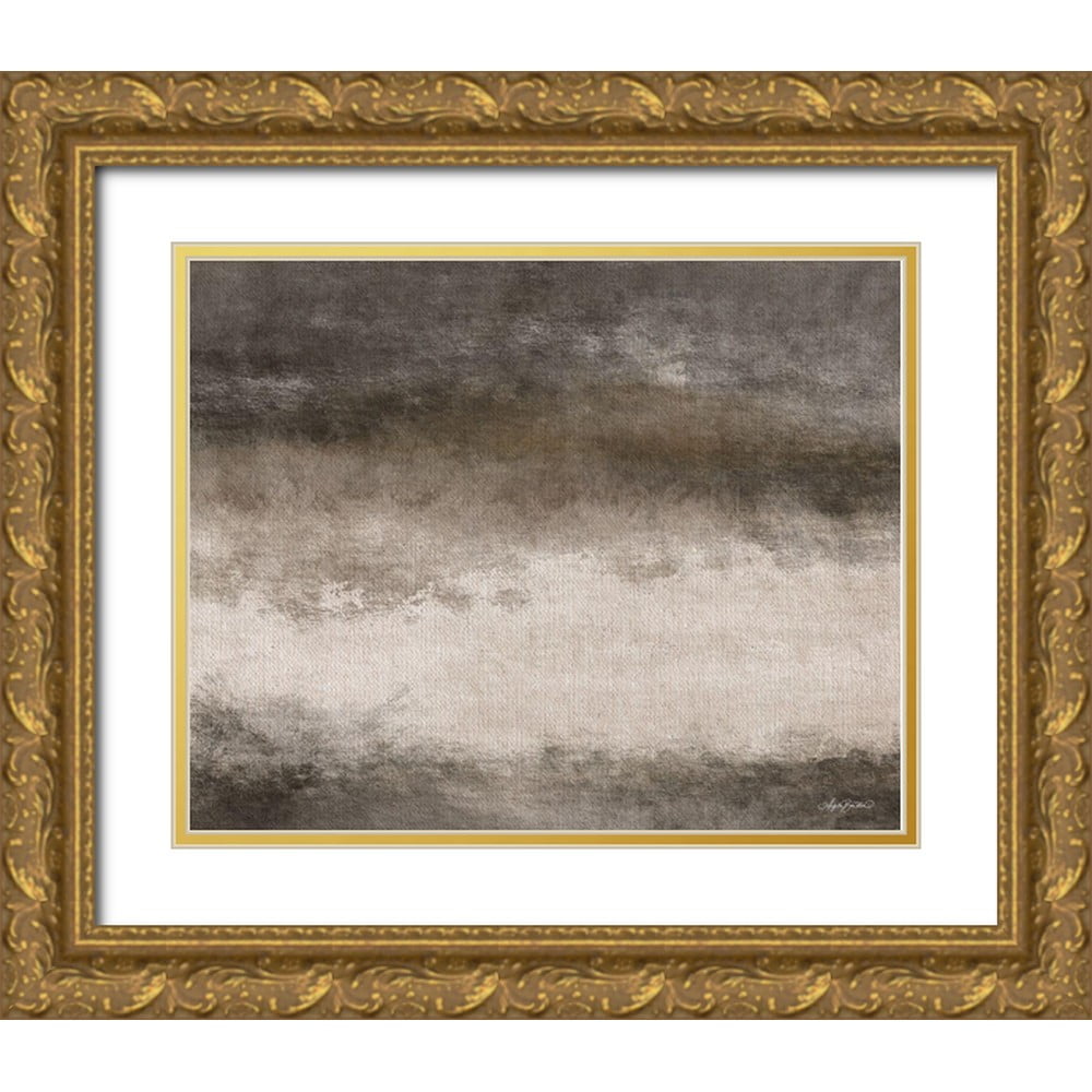 Bawden, Angela 31x26 Gold Ornate Wood Framed with Double Matting Museum ...