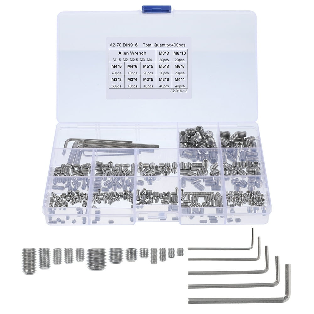 Baweave 1 Set Replacement Set Screw Assortment Bathroom Fixture Hex ...