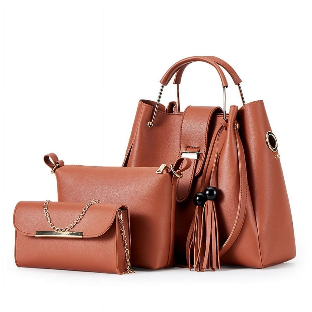 Baweave Handbag for Women Leather Shoulder Bag Bucket Bag Large ...
