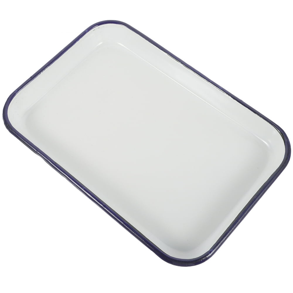 Baweave Household Enamel Baking Dish Rectangular Roasting Tin Multi ...