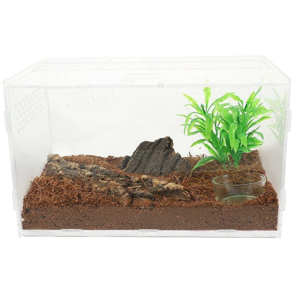 Baweave Lizard Tank Reptile Terrariums Leopard Gecko Tank Tarantula ...