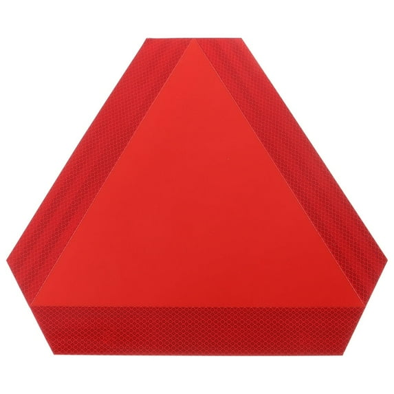 Baweave Slow Moving Vehicle Safety Sign with Reflector Triangle Sign ...
