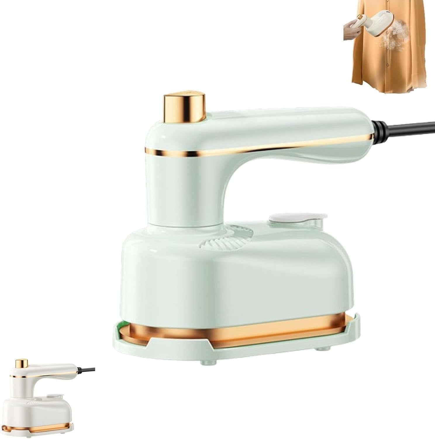 Baweilder Handheld Portable Iron, Palm-Sized Steamer - 1s Ironing, with ...